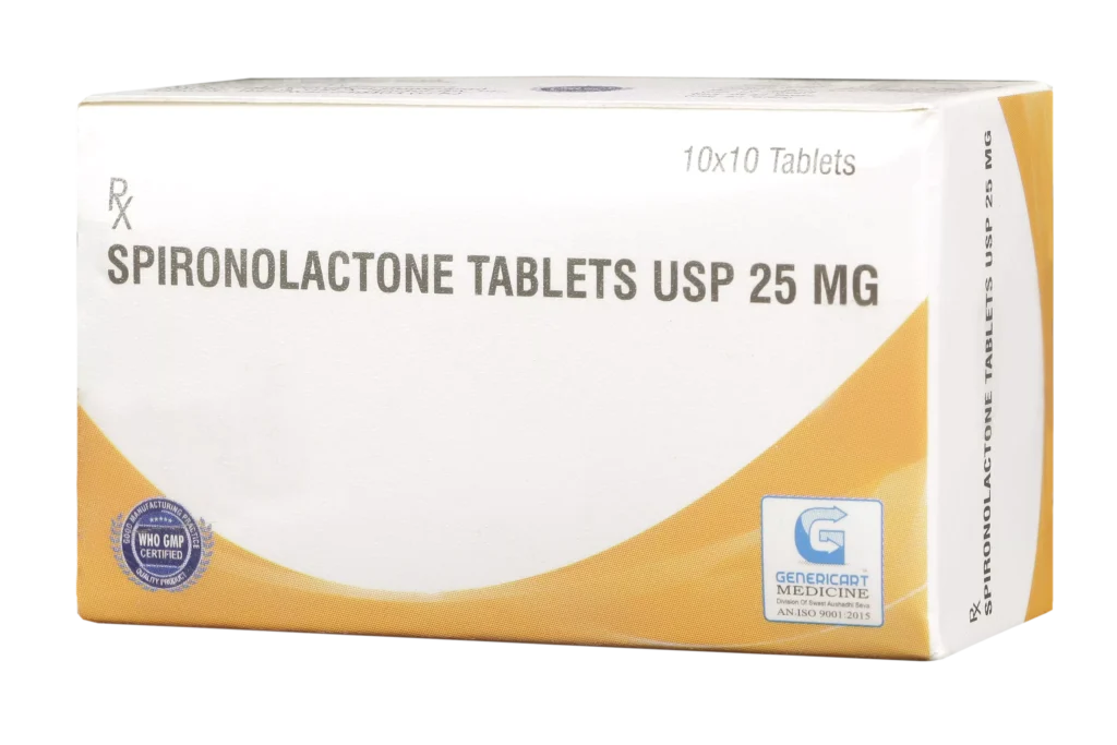 SPIRONOLACTONE 25 MG 10 TABLETS - medsin.in