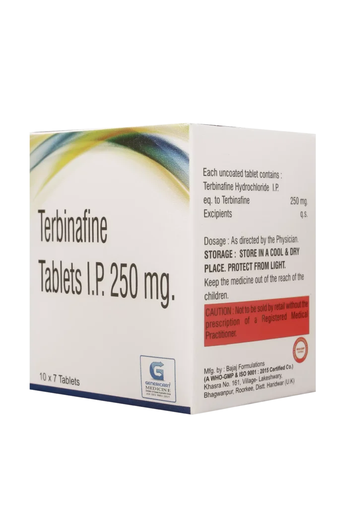 TERBINAFINE 250 MG 7 TABLETS - medsin.in