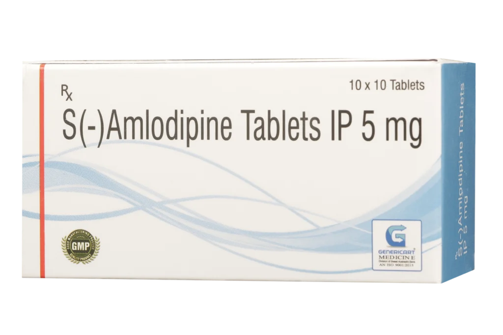 S-AMLODIPINE 5 MG 10 TABLETS - medsin.in