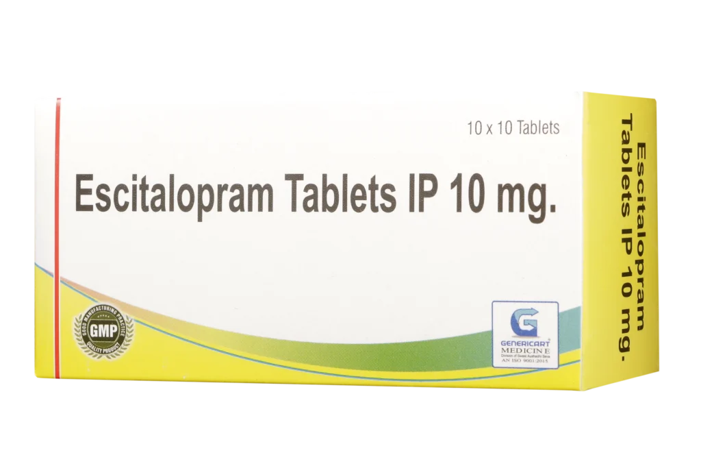 ESCITALOPRAM 10 MG 10 TABLETS - medsin.in